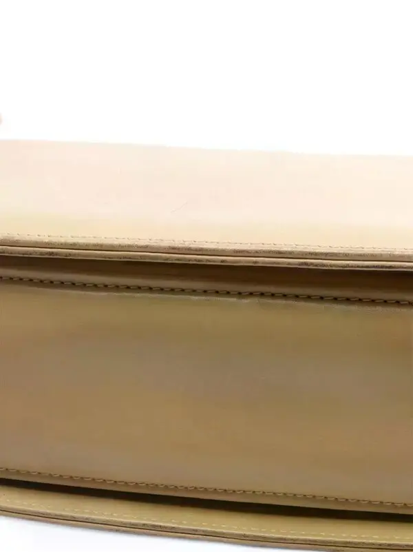 Gucci 2000s Bamboo Turn-lock Cross Body Bag - Neutrals