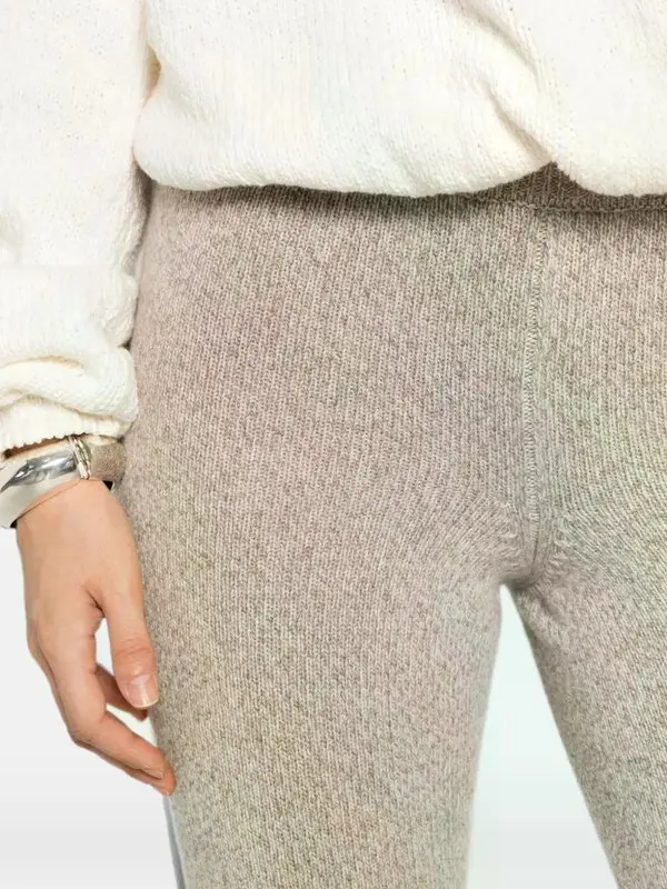 ELY ELY Marl-knit Flared Trousers