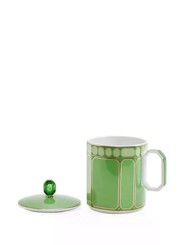 ROSENTHAL Signum Fern Geometric-pattern Print Mug