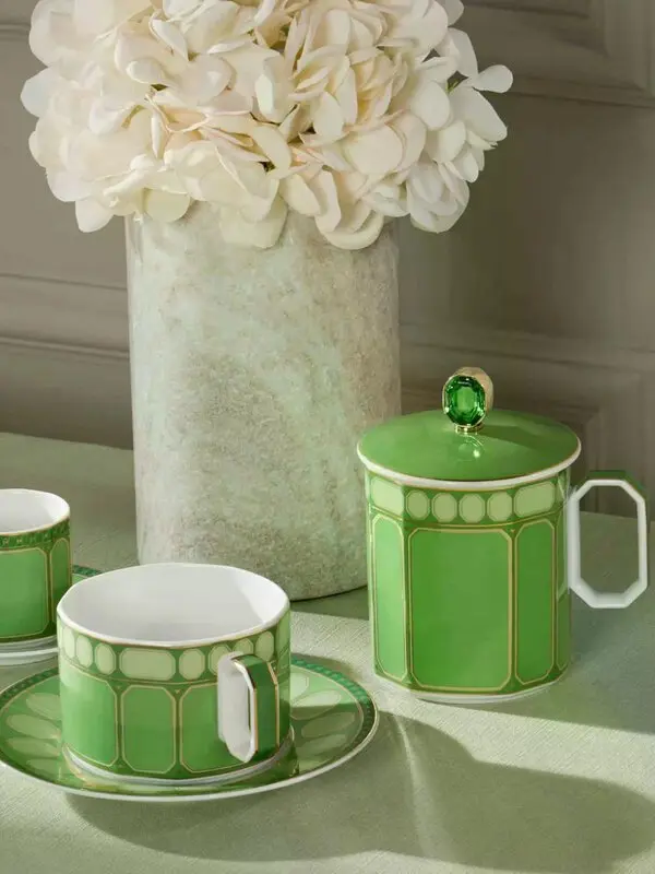 ROSENTHAL Signum Fern Geometric-pattern Print Mug