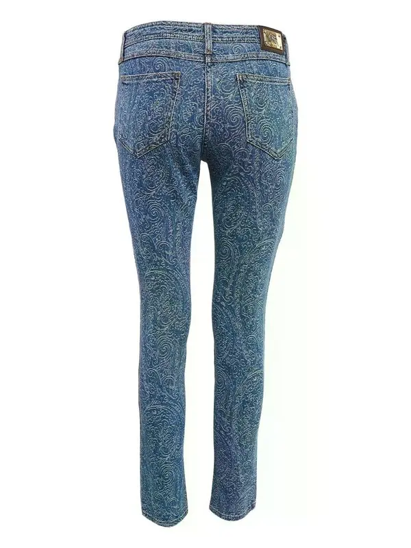 Etro Paisley-pattern Jeans - Blue