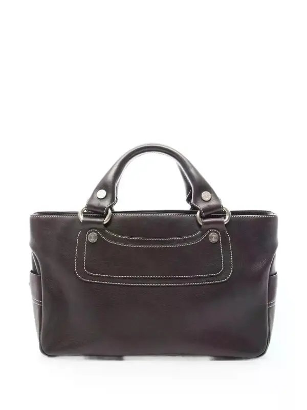 Celine 2000s Boogie Leather Tote Bag