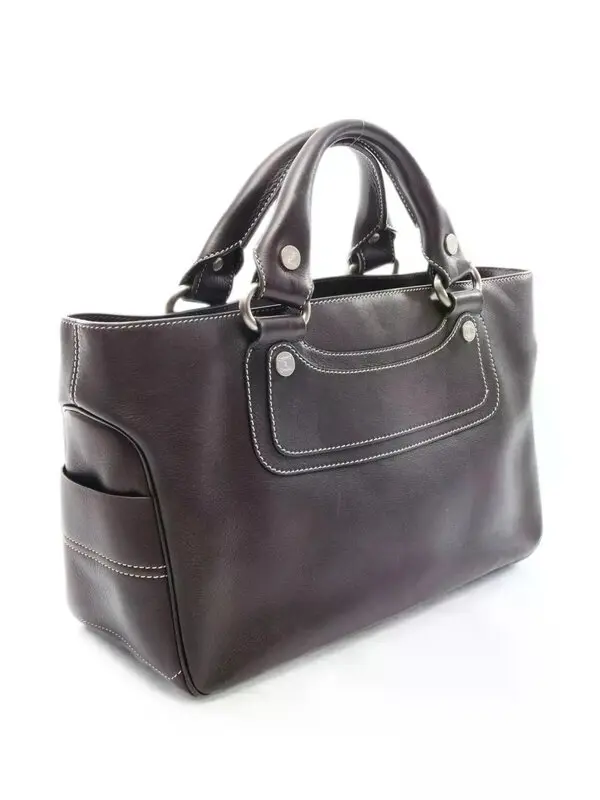Celine 2000s Boogie Leather Tote Bag