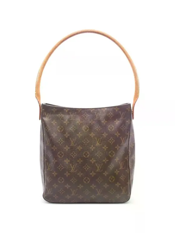 LOUIS VUITTON 2001 Gm Looping Monogram Shoulder Bag - Brown