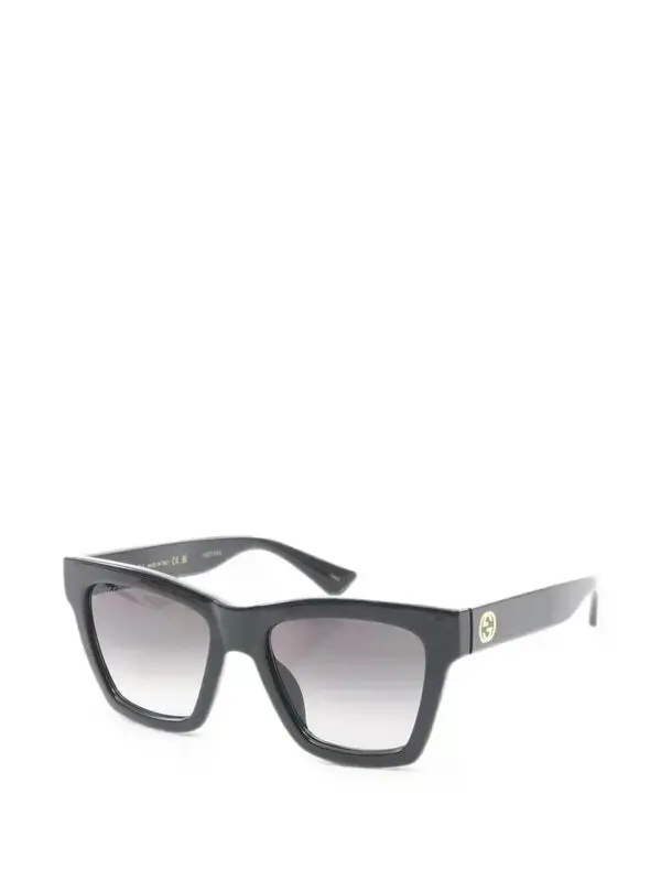 Gucci Logo-detail Square-frame Sunglasses