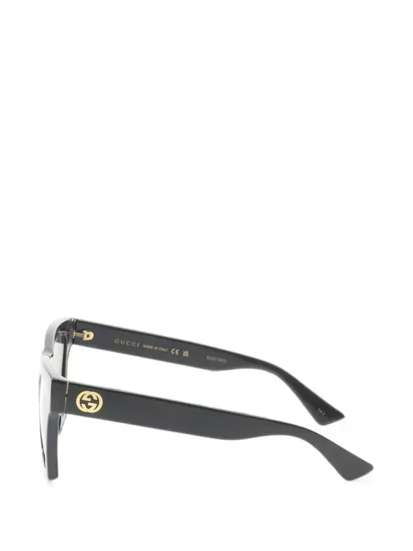 Gucci Logo-detail Square-frame Sunglasses