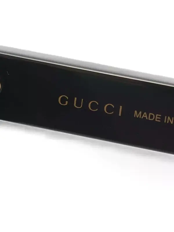 Gucci Logo-detail Square-frame Sunglasses