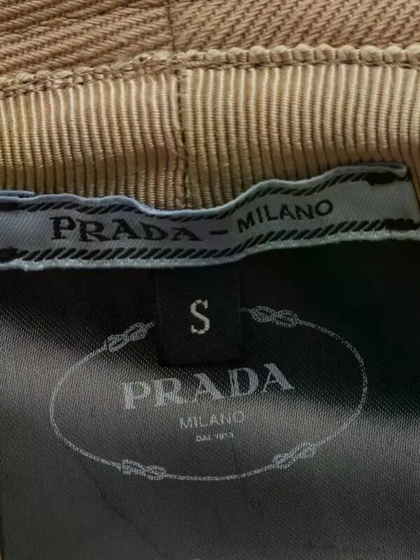 Prada 2010s Logo-embroidered Bucket Hat