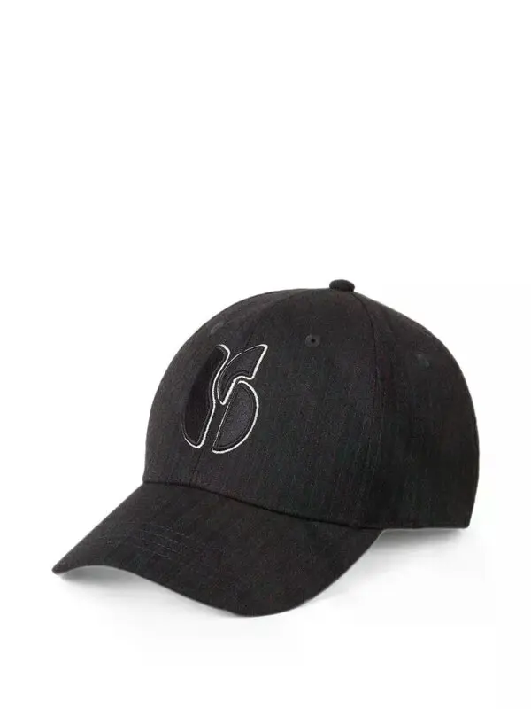 Ba&sh Harow Pinstripe-pattern Logo-embroidery Cap