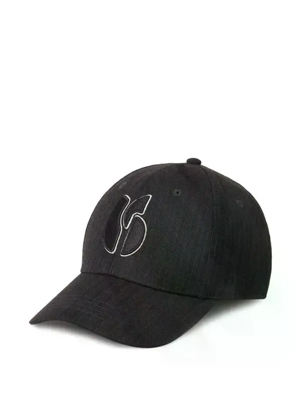 Ba&sh Harow Pinstripe Baseball Cap