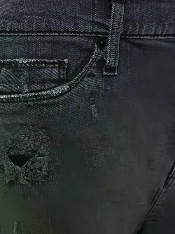 Hudson Jeans Distressed Straight-leg Jeans