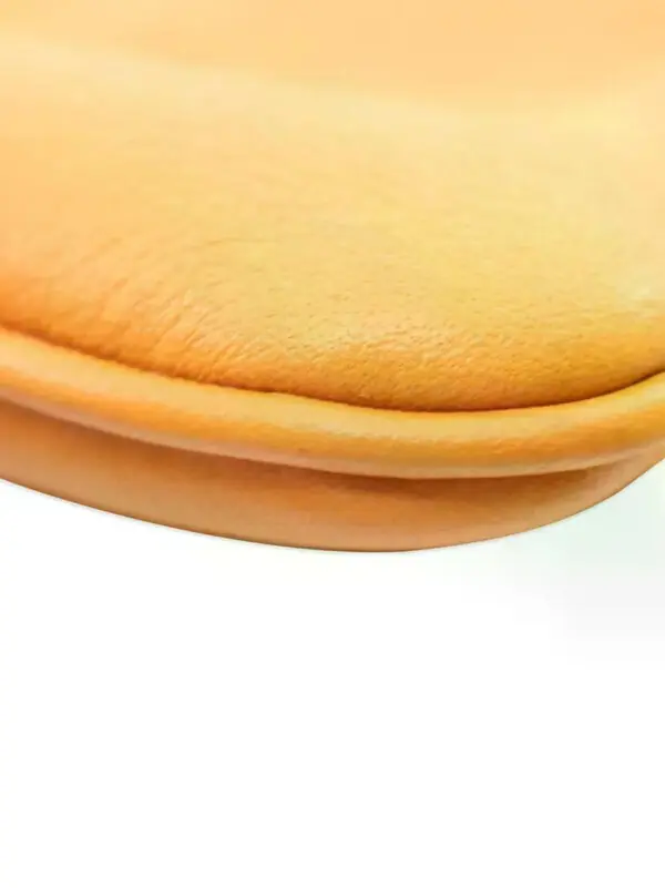 Prada Grain Leather Shoulder Bag - Orange