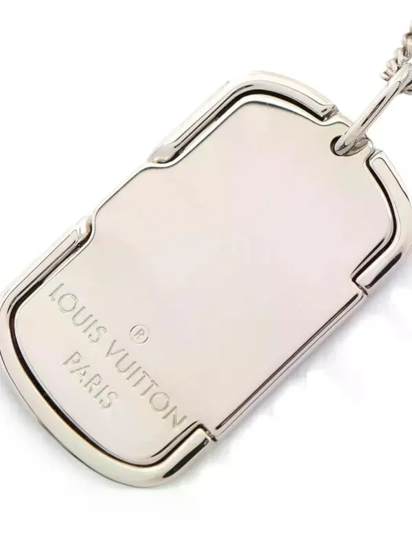 LOUIS VUITTON 2022 Monogram Locket Necklace - Silver