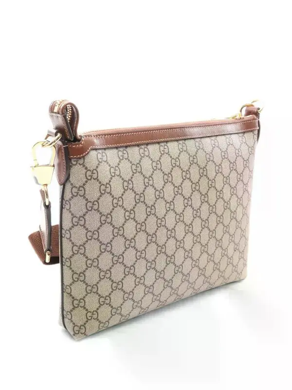 Gucci 2010s Gg Supreme Interlocking G Messenger Bag