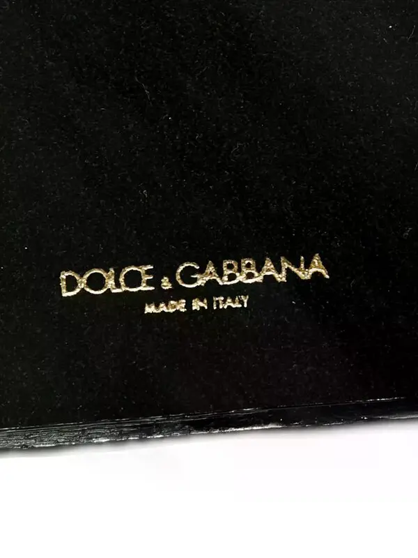 Dolce & Gabbana Embellished Leather Iphone 6 Case