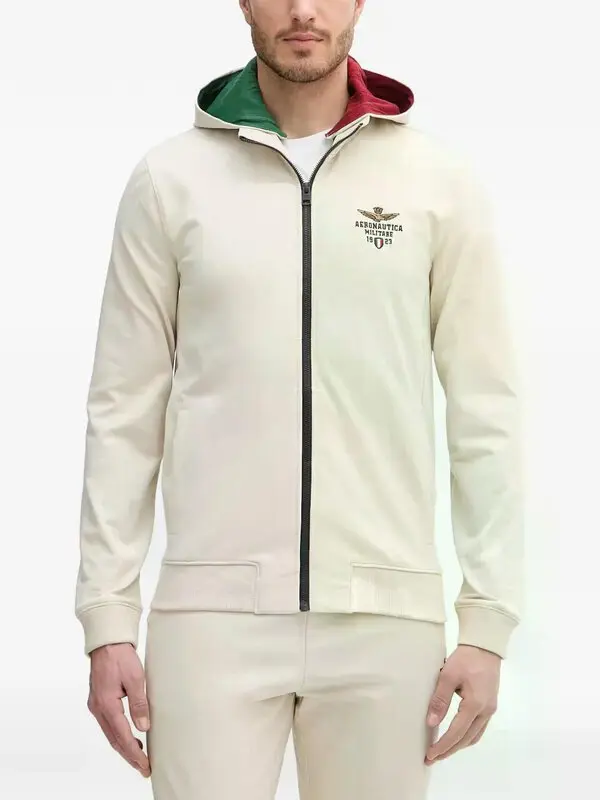 AERONAUTICA MILITARE Logo-embroidered Jacket