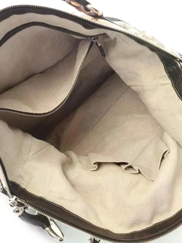 Gucci 2010s Icon Bit Satchel Gg Canvas Tote Bag
