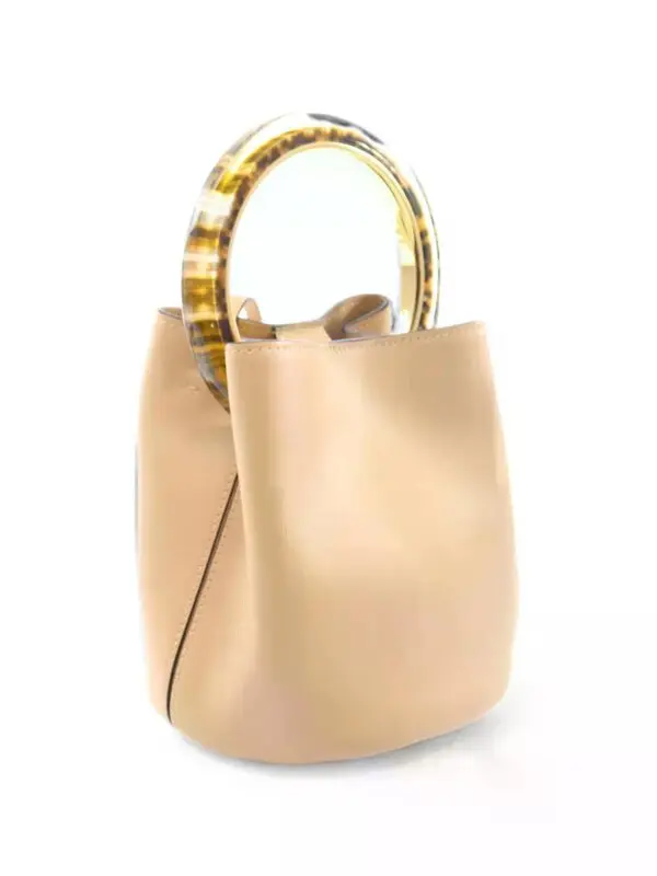Marni 2010s Pannier Leather Tote Bag