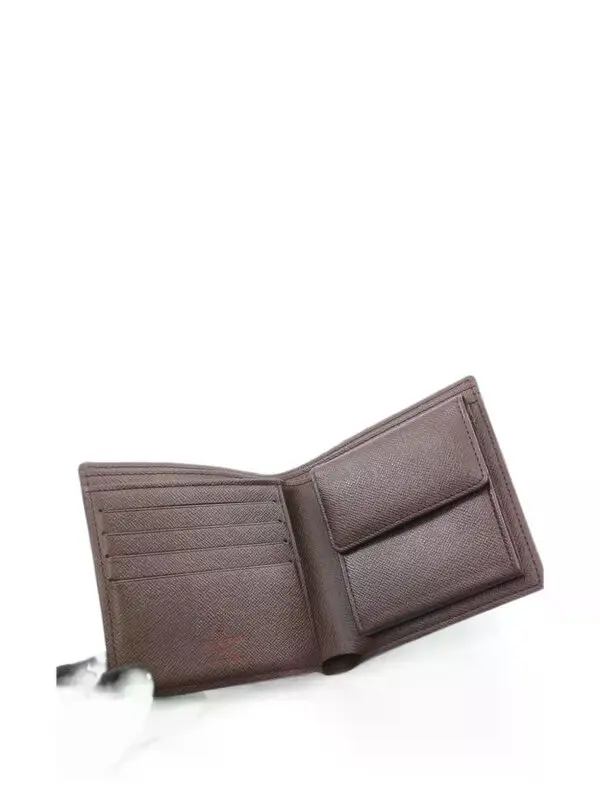 LOUIS VUITTON 2016 Damier Ebene Marco Wallet