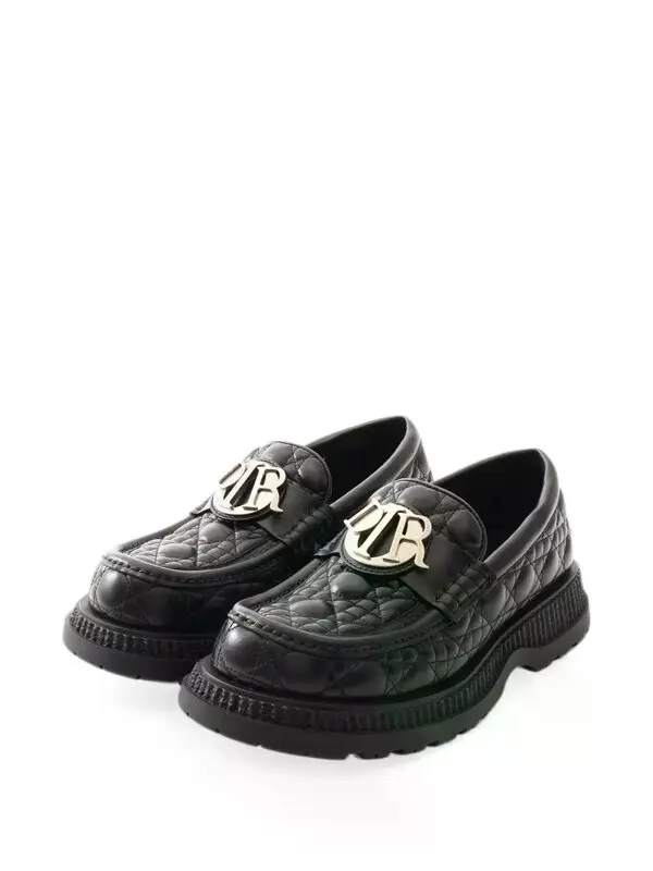 Dior 2010s Cannage Quilted Loafers