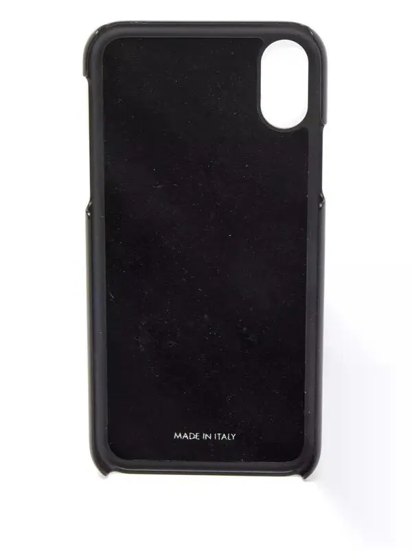 Dolce & Gabbana Crystal-embellished Leather Iphone X Case