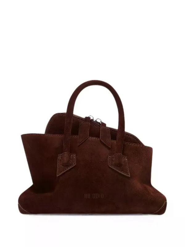 Attico La Passeggiata Mini Light Chocolate Top Handle - Brown
