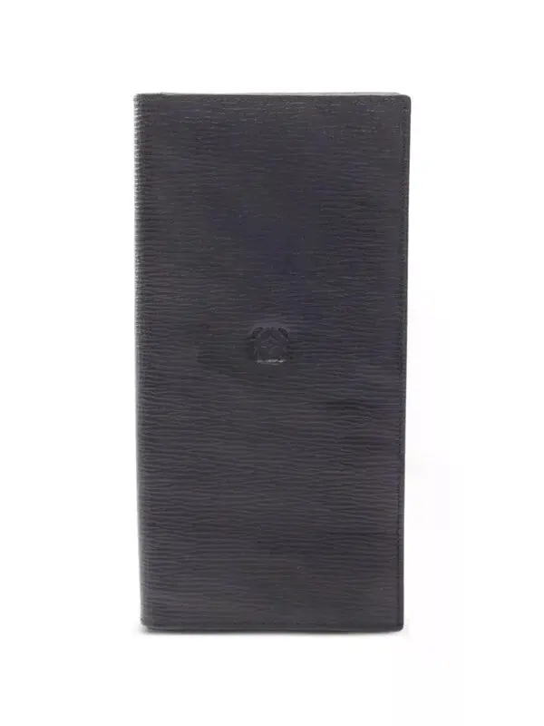 Loewe 2010s Anagram Bi-fold Wallet - Black
