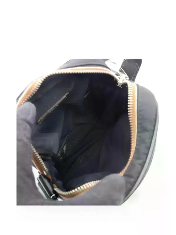 Fendi 2000s Pequin Logo-patch Mini Messenger Bag