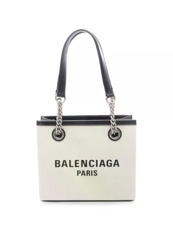 Balenciaga 2010s Duty Bree Tote Bag - Neutrals