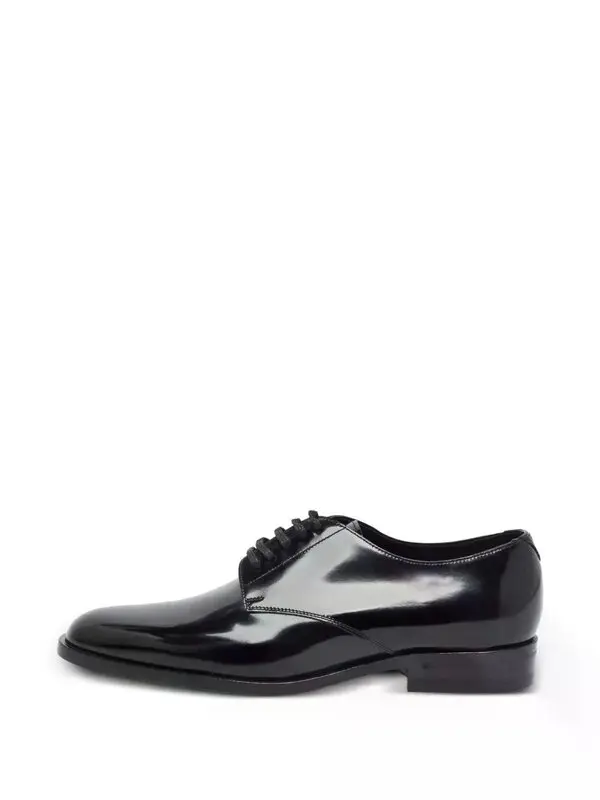 Saint Laurent Patent-leather Oxford Shoes - Black
