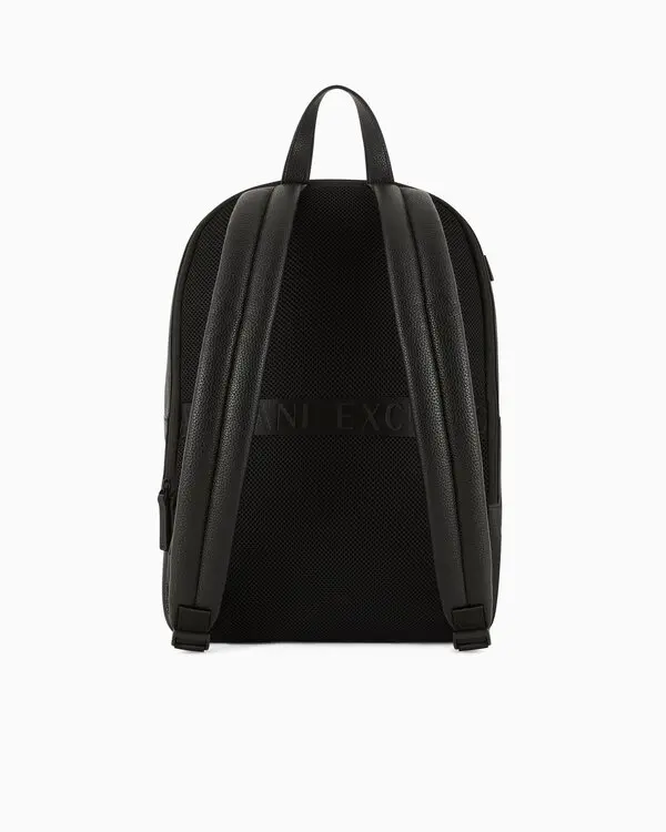 Armani Exchange Square Backpack With Contrasting Details