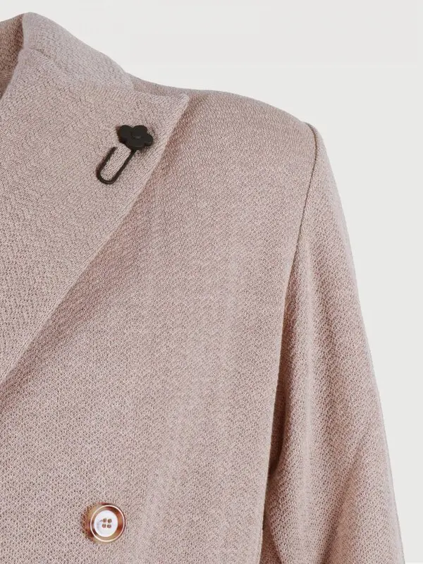 LARDINI Double-breasted Cotton Blazer