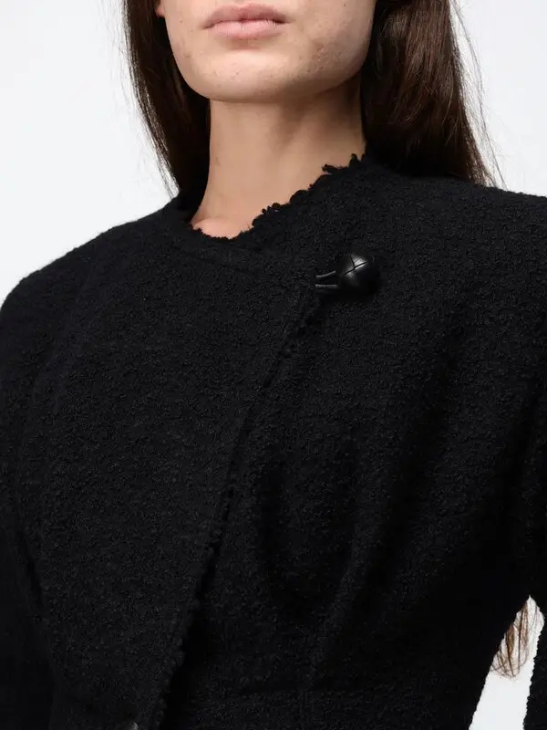 Isabel Marant Étoile Double-breasted Virgin Wool Blazer With Asymmetric Hem - Black
