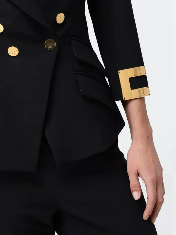 Elisabetta Franchi Jacket Colour - Black