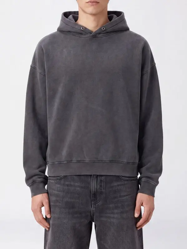SUNFLOWER Relaxed Fit Cotton Hoodie With Dropped Shoulders