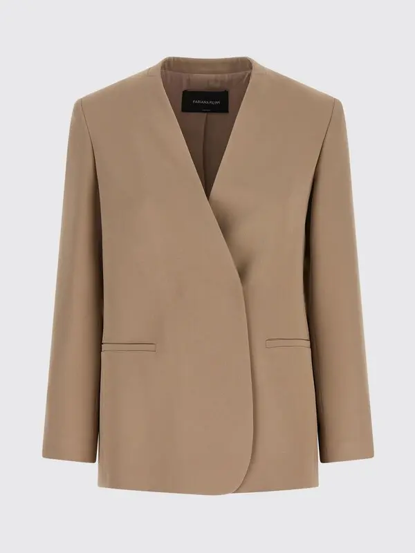 Fabiana Filippi Jacket Colour - Coffee