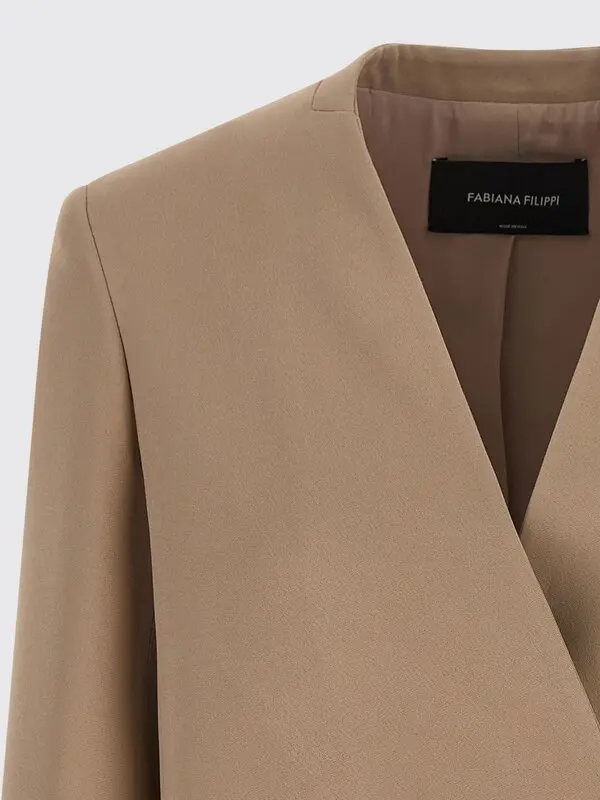 Fabiana Filippi Jacket Colour - Coffee