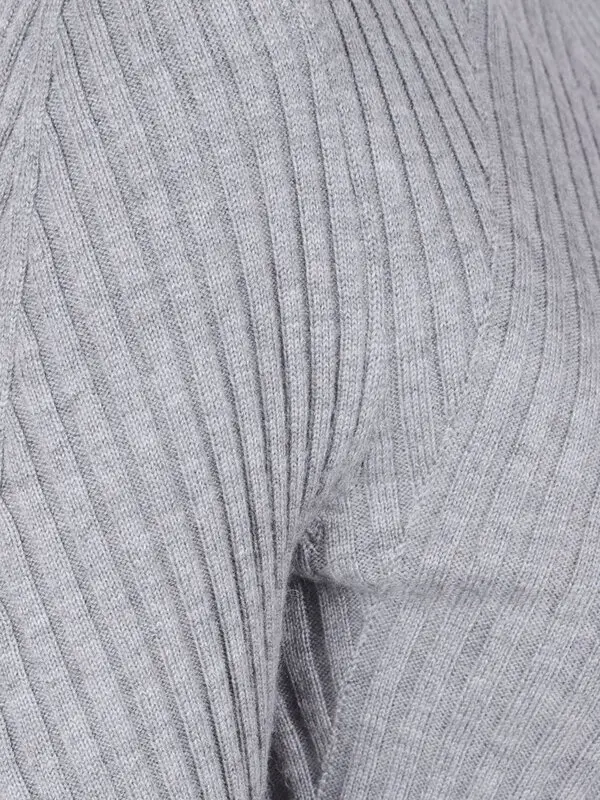 Victoria Beckham Ribbed High Neck Jumper