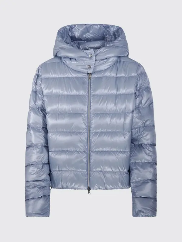 Herno Puffer Jacket With Hood - Blue