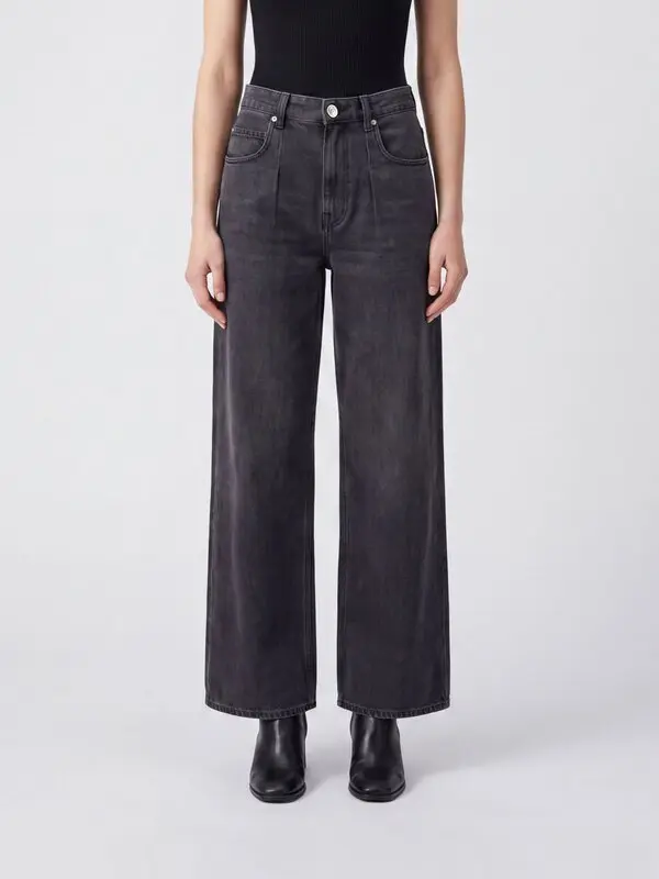 Isabel Marant Étoile Rodayna High-waisted Wide-leg Jeans