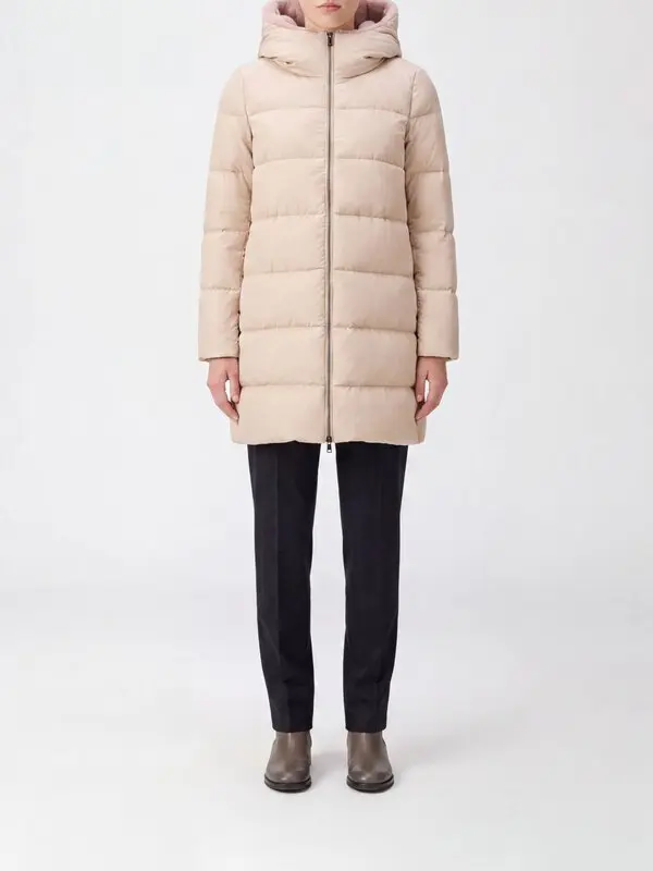 Herno Quilted Nylon Hooded Down Jacket