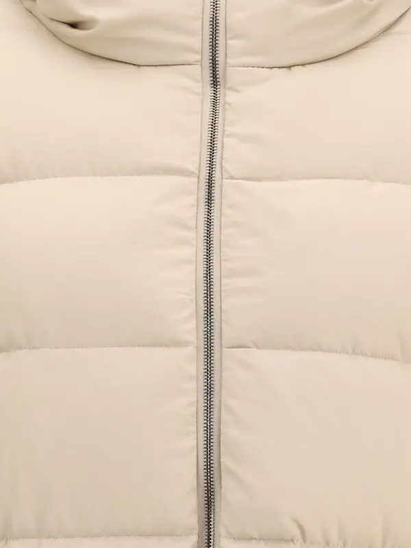 Herno Quilted Nylon Hooded Down Jacket