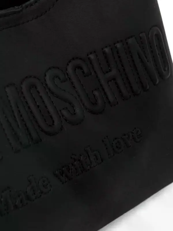 Moschino Logo-embroidered Tote Bag