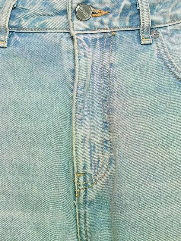 GANNI High-waisted Straight-leg Trousers