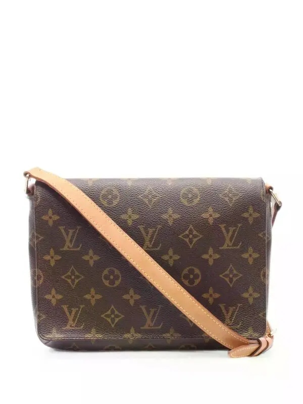 LOUIS VUITTON Musette Tango Monogram Cross Body Bag - Brown