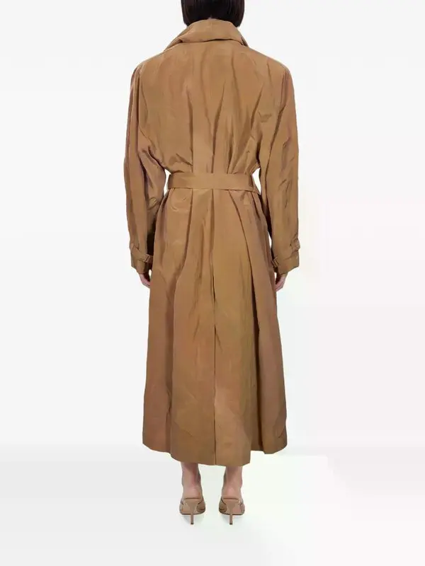 Magda Butrym Belted Shawl-collar Coat
