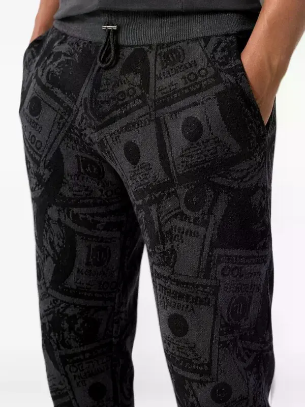 Philipp Plein Dollar-print Track Pants