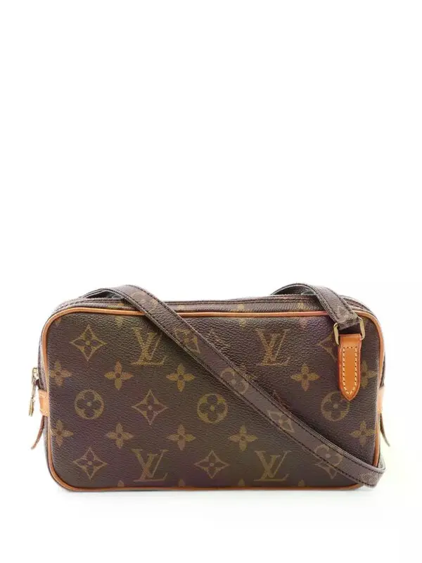 LOUIS VUITTON 1988 Monogram Marly Bandoulière Shoulder Bag - Brown