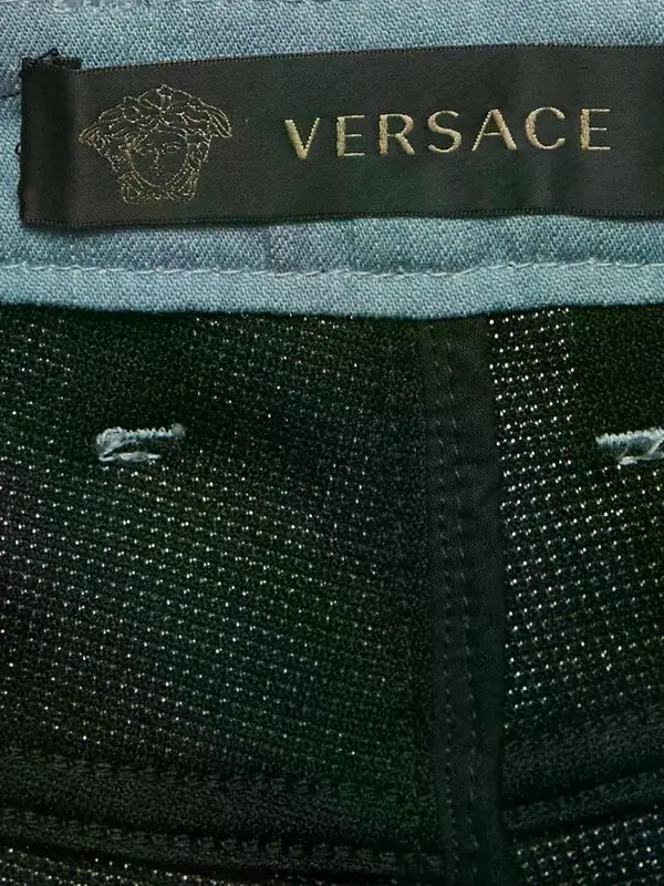 Versace Cotton Panelled Trousers