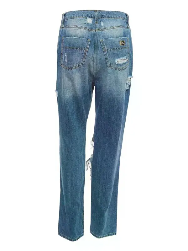 Elisabetta Franchi Distressed-detailed Jeans